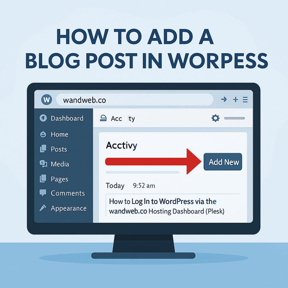 How to Add a Blog Post to Your WordPress Website | Wandering Webmaster
